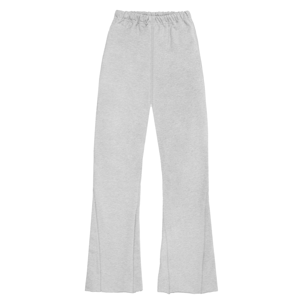 PURE GREY STACKED SWEATPANTS – JODIVANESSA